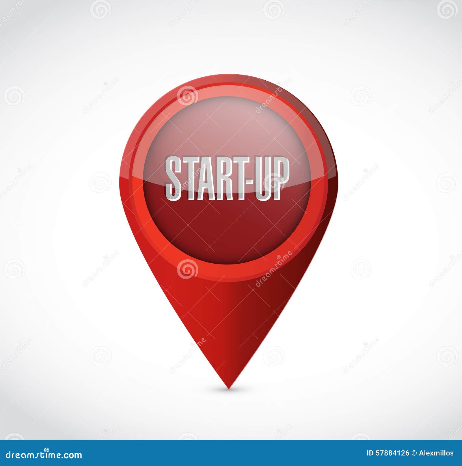 Start-up Pointer Sign Concept Illustration Stock Illustration ...