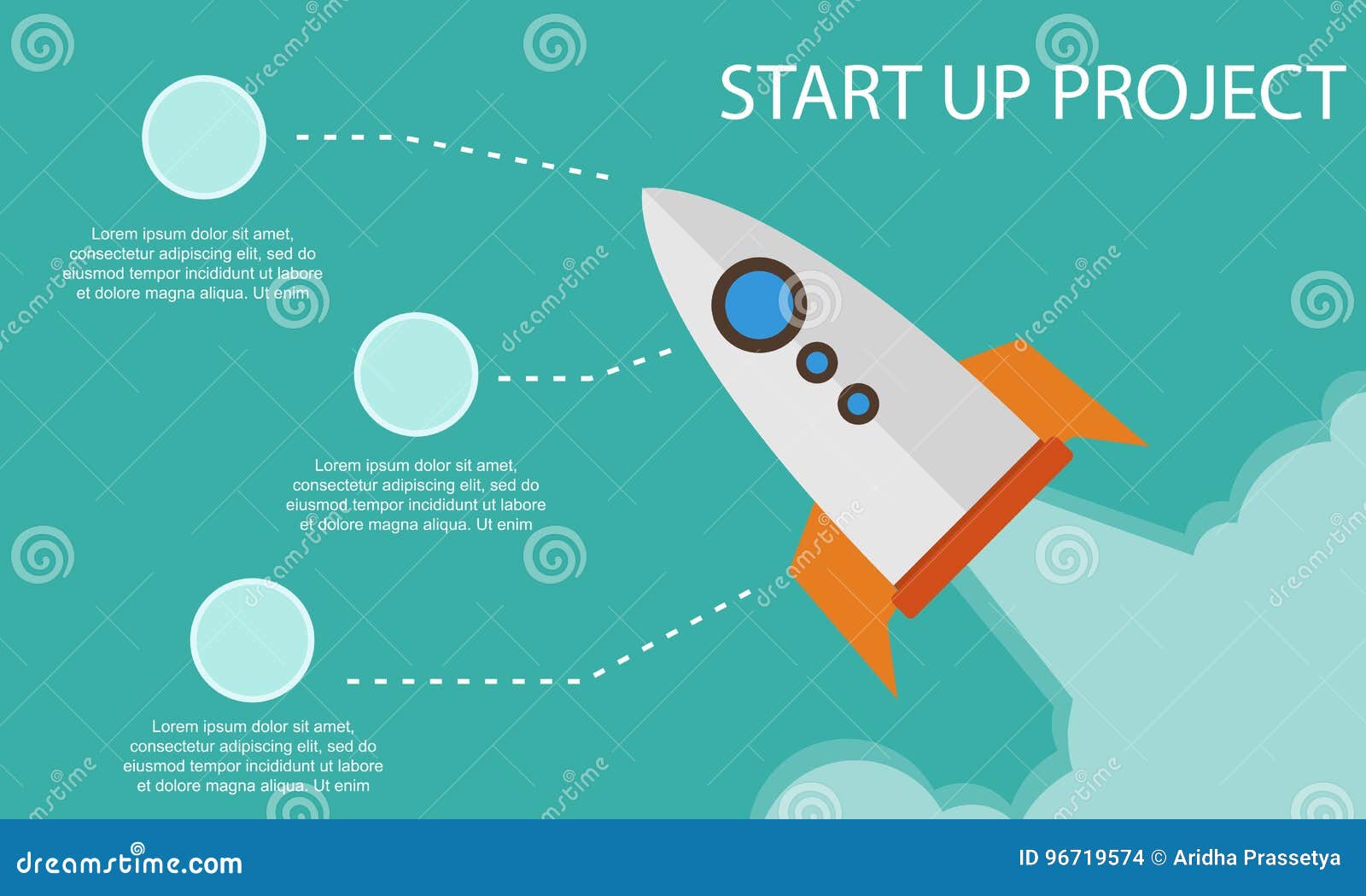 Start Up Project Business Infographic Stock Vector - Illustration of ...