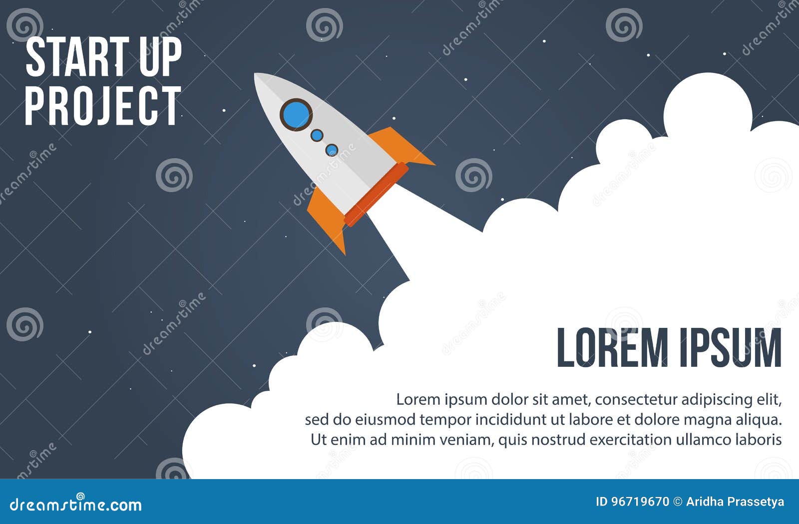 Start Up Project Concept Business Infographic Stock Vector ...