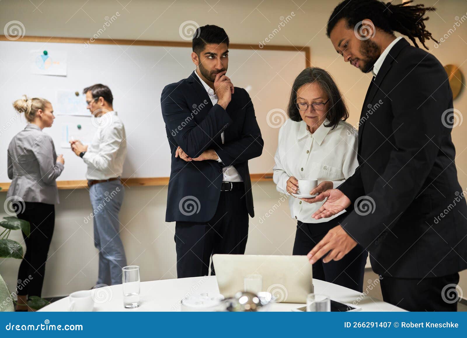 Start-up Team in Strategy and Project Planning Stock Image - Image of ...