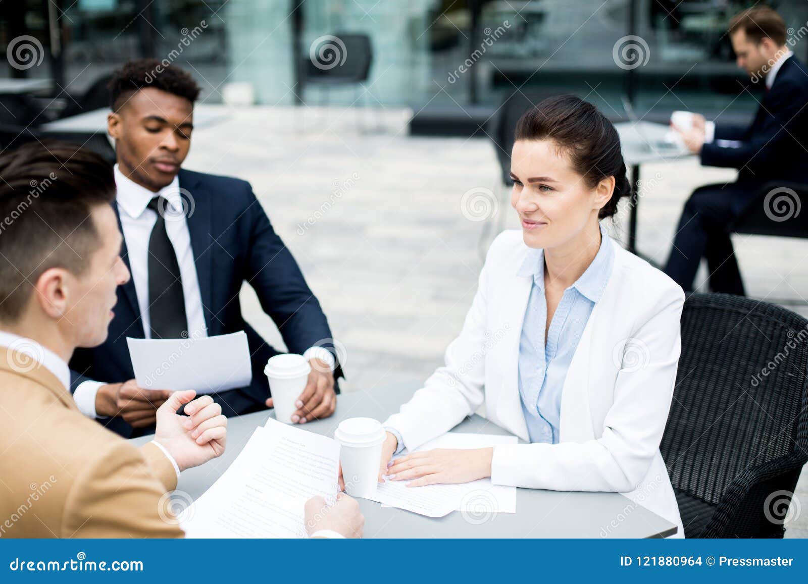 Start-up of Young Employees Stock Photo - Image of broker, consulting ...