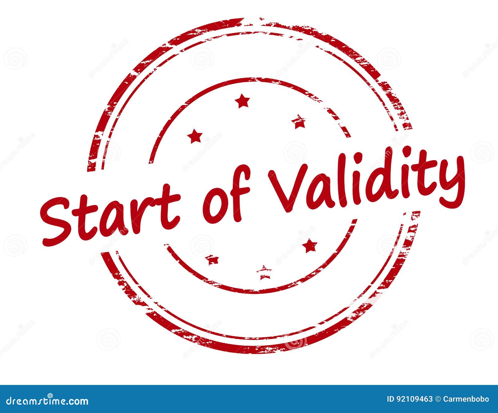 Start of validity stock illustration. Illustration of starting - 92109463
