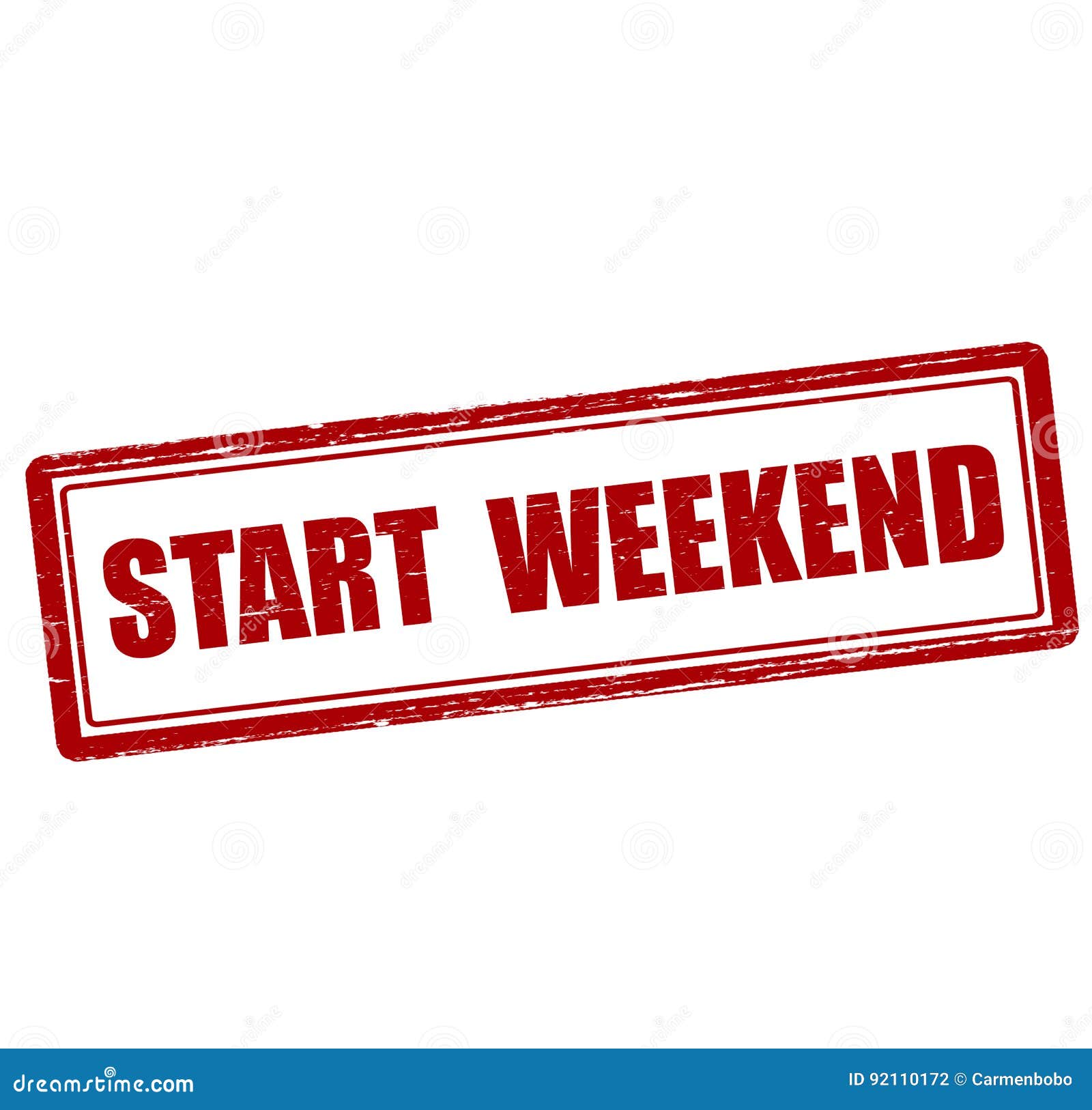 Start weekend stock illustration. Illustration of start - 92110172
