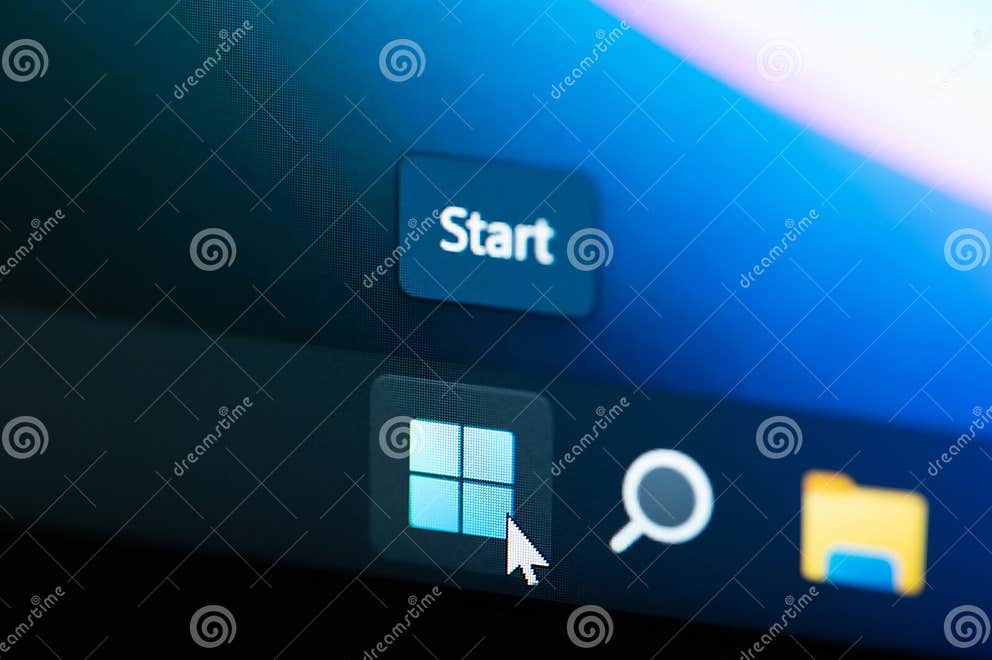 Start windows 11 button editorial stock image. Image of icon - 248807834