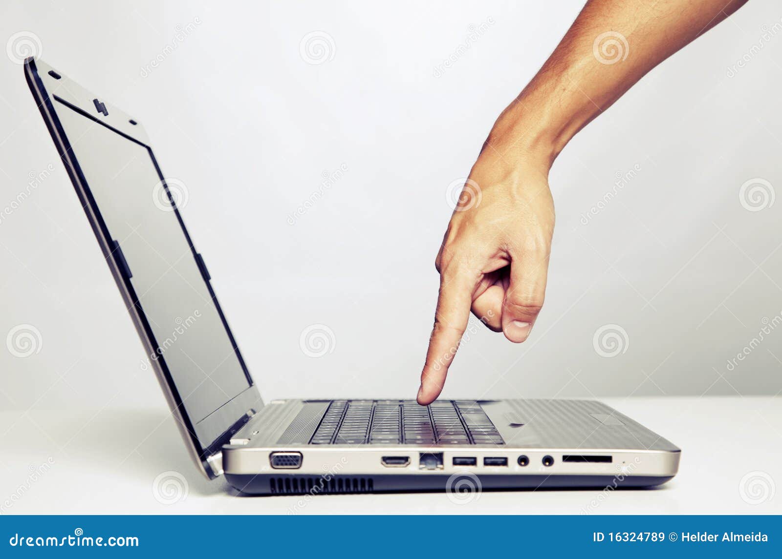 Start Working with My Laptop Computer Stock Image - Image of notebook ...