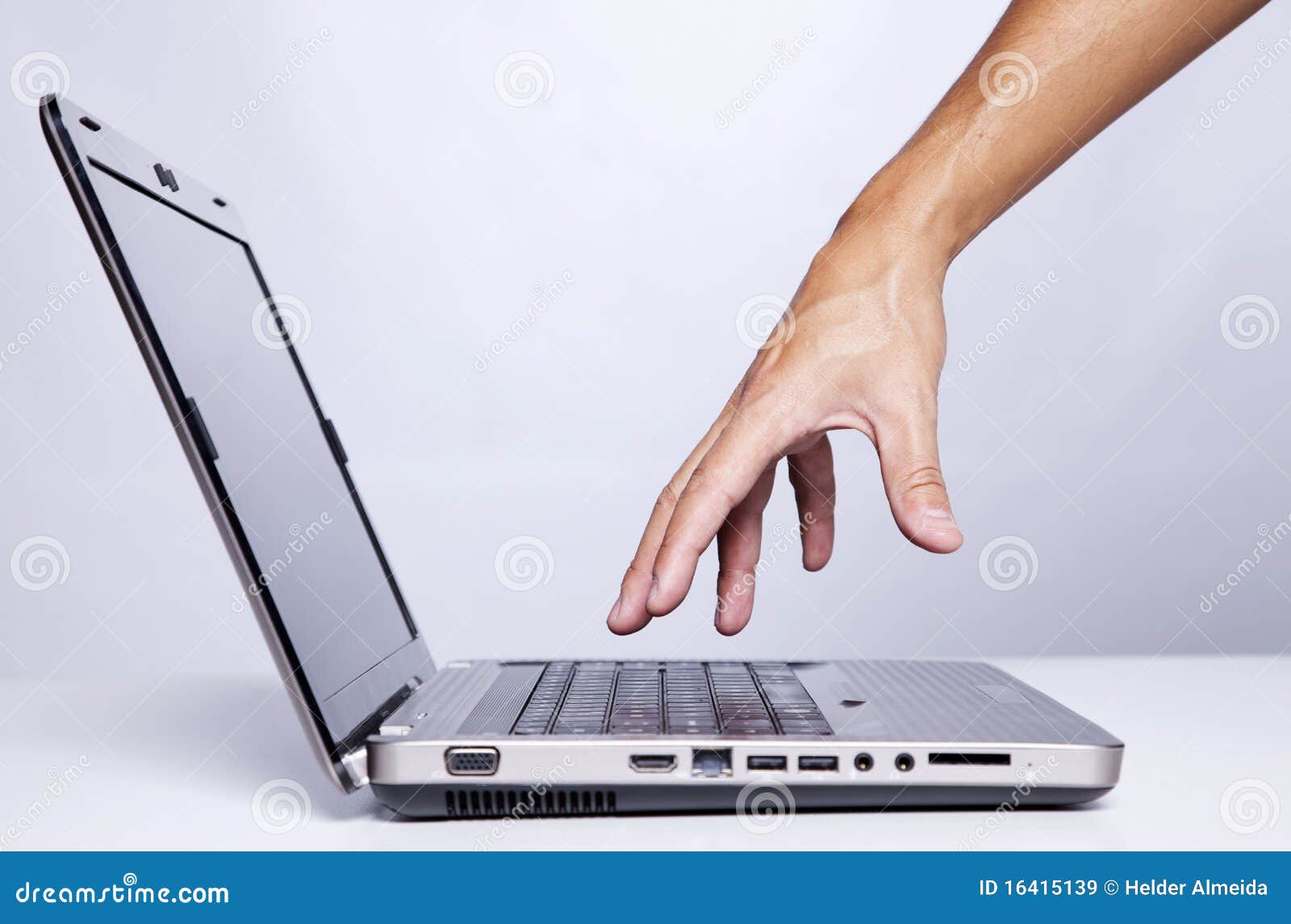 Start Working with My Laptop Computer Stock Image - Image of mobile ...