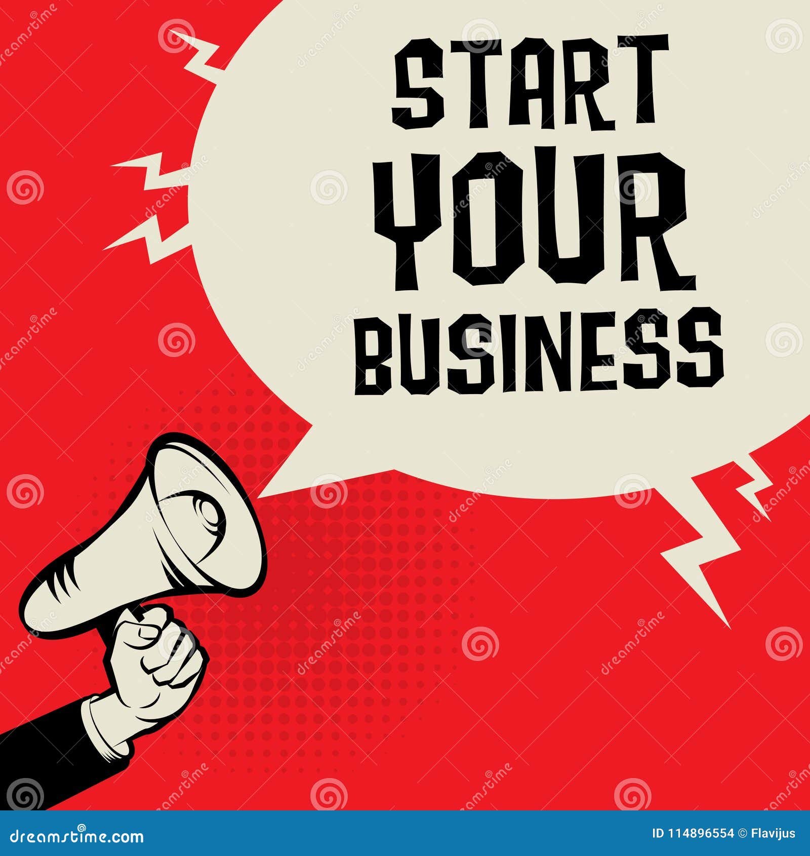 Start Your Business Concept Stock Vector - Illustration of future ...