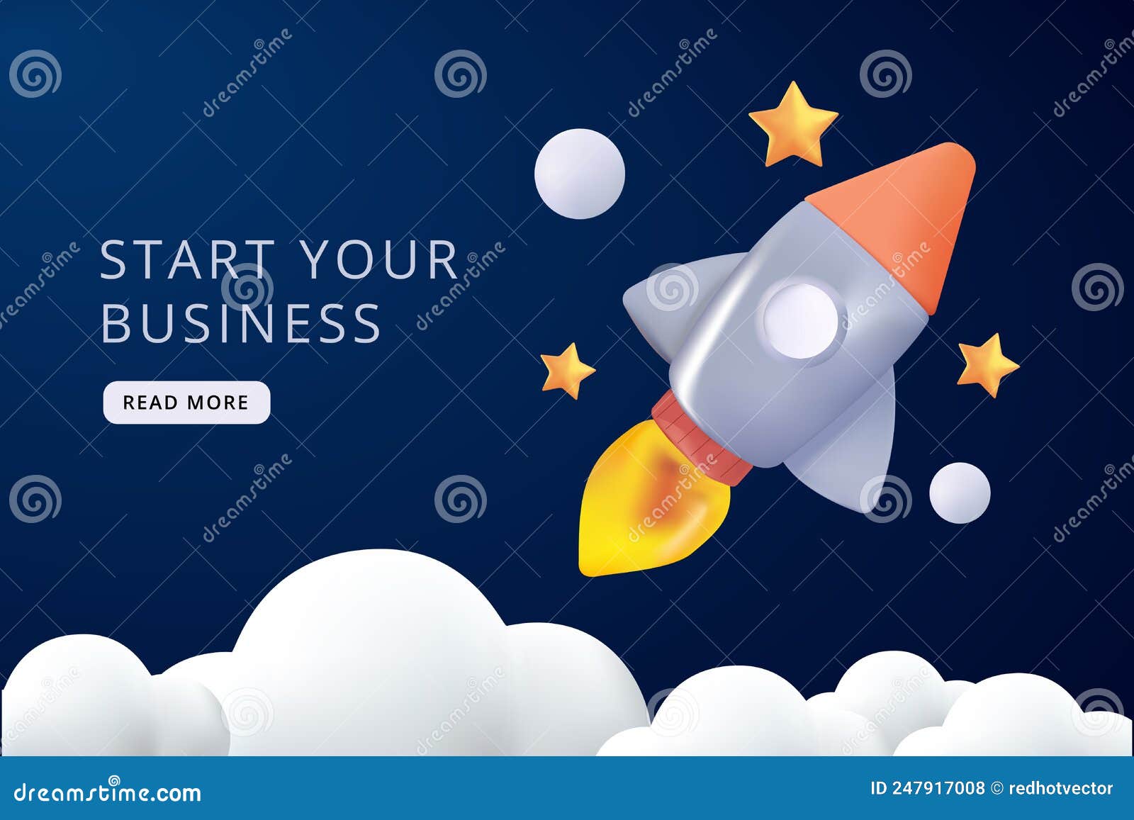 Start Your Business. Start Up Idea Website Template, Development ...