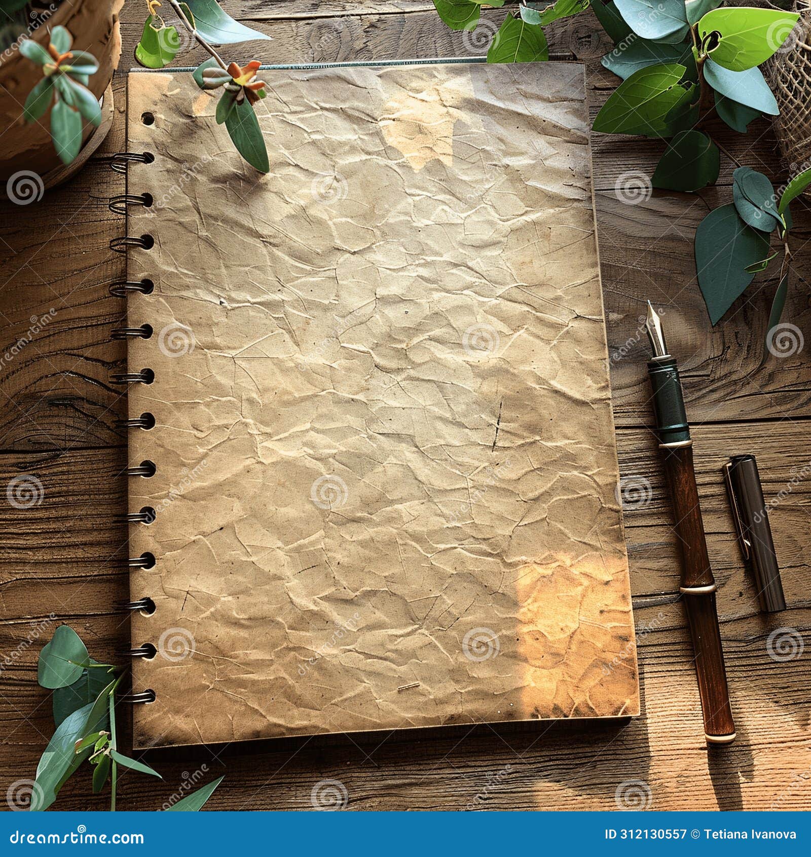 Start Your Story on this High-resolution Blank Page. Stock Illustration ...