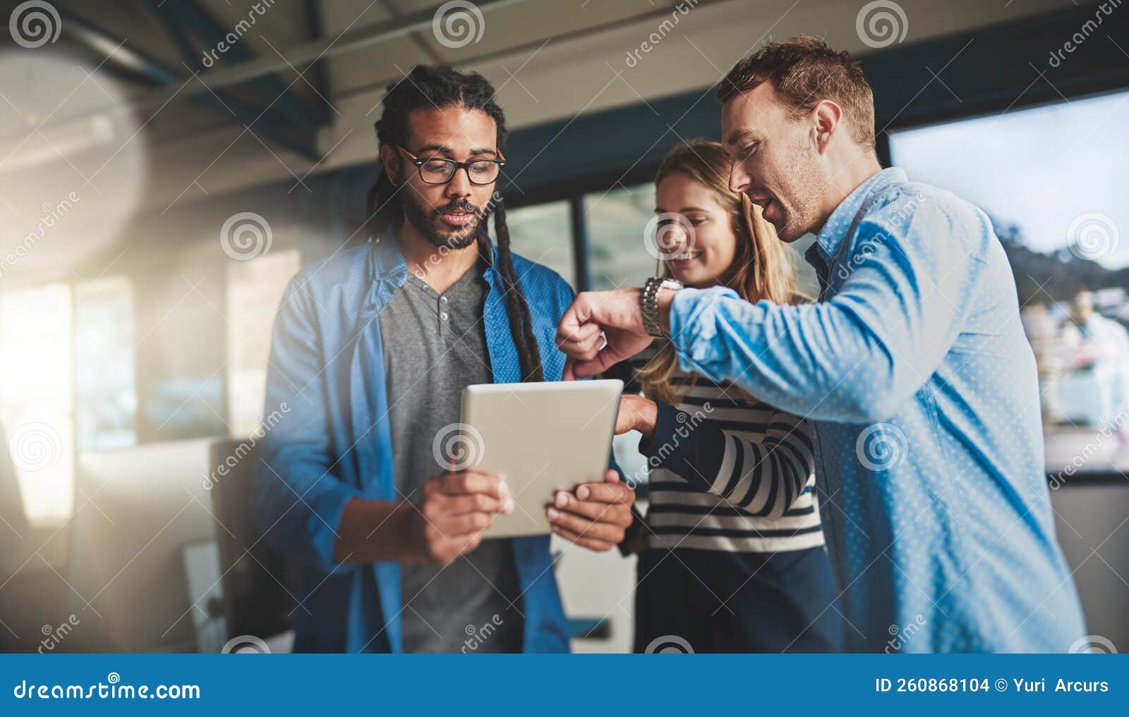 It Started with an Idea. Three Young Designers Talking Over a Digital ...