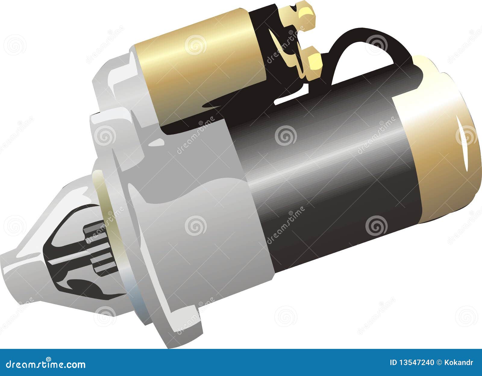 Starter stock vector. Illustration of energy, volt, vector - 13547240