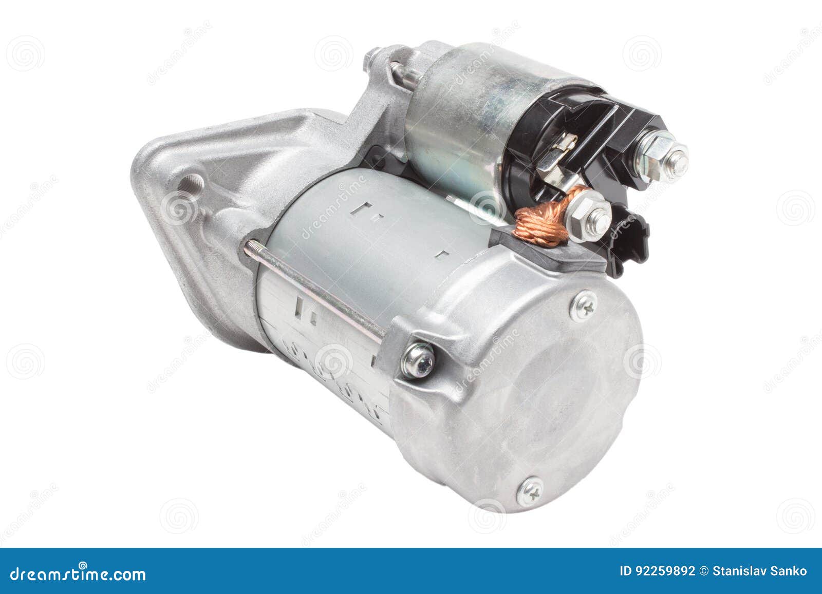 Starter foto de stock. Imagem de isolado, velho, eletromagnético - 92259892