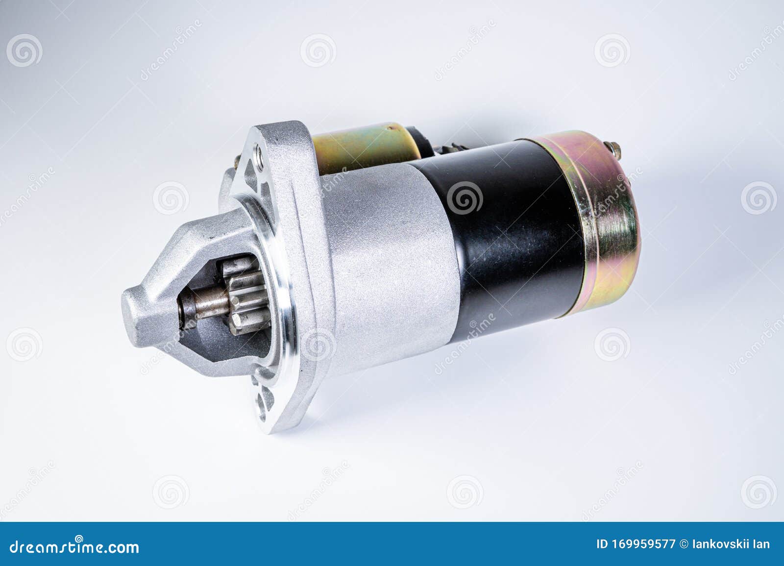 Starter of an Internal Combustion Engine New Spare Part for Car on a ...