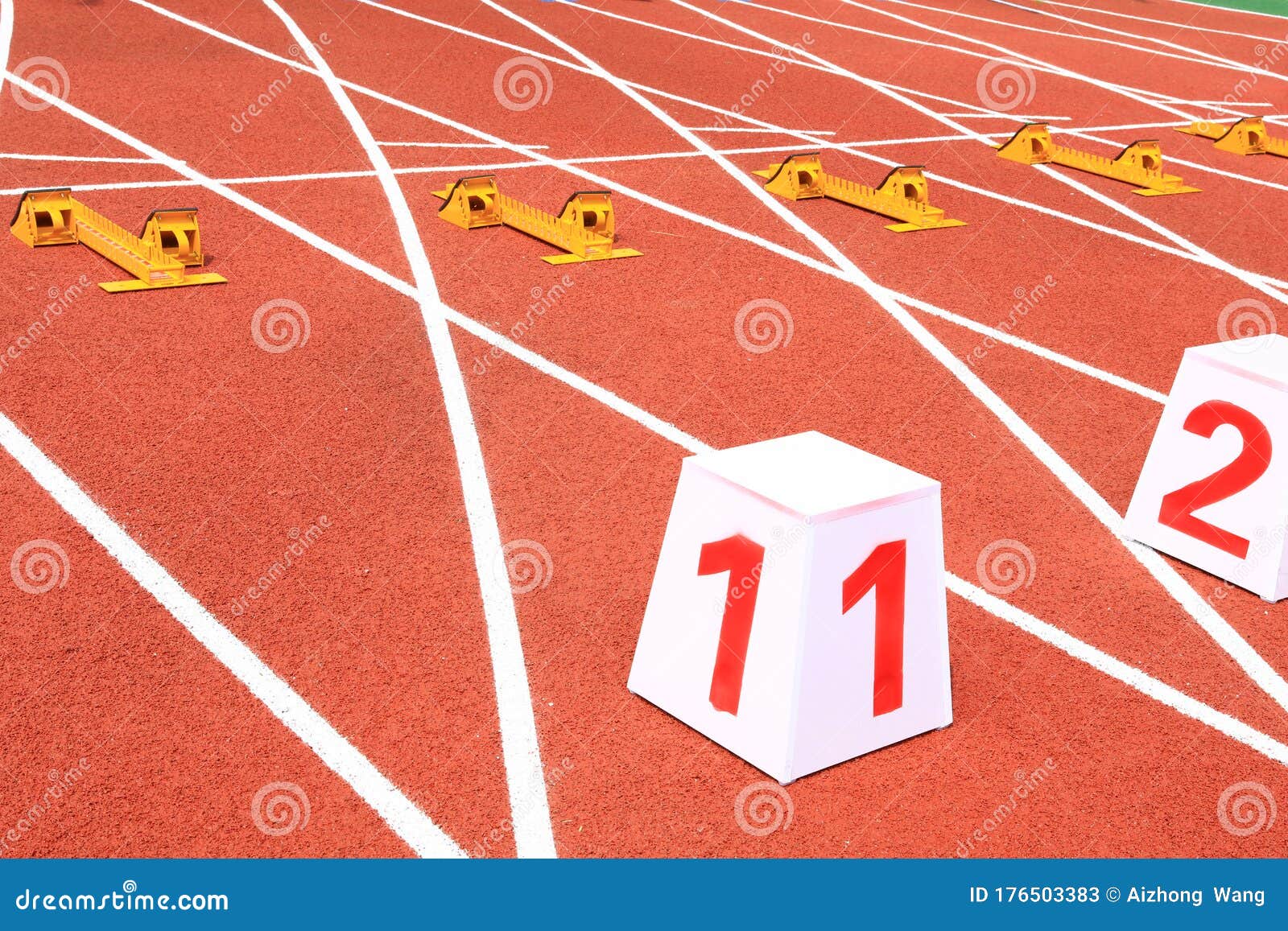 The starting block stock image. Image of athletics, sprint - 176503383
