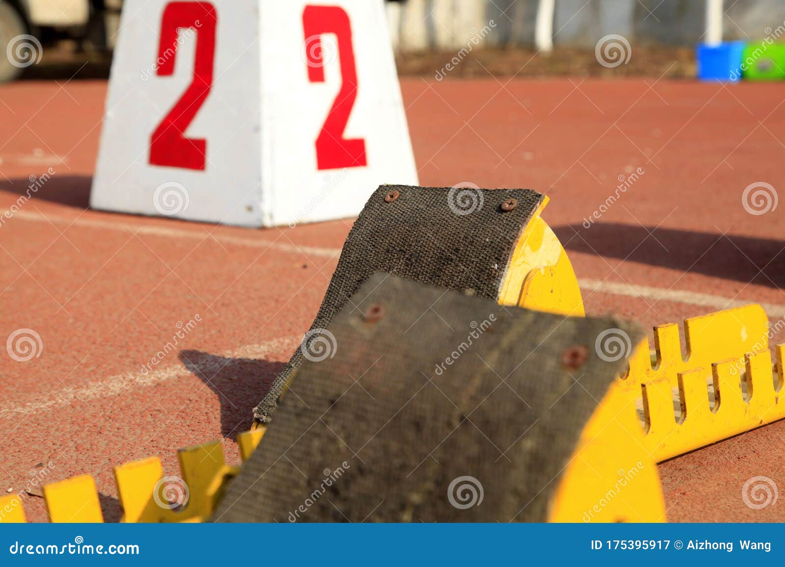 Starting block stock image. Image of training, equipment - 175395917