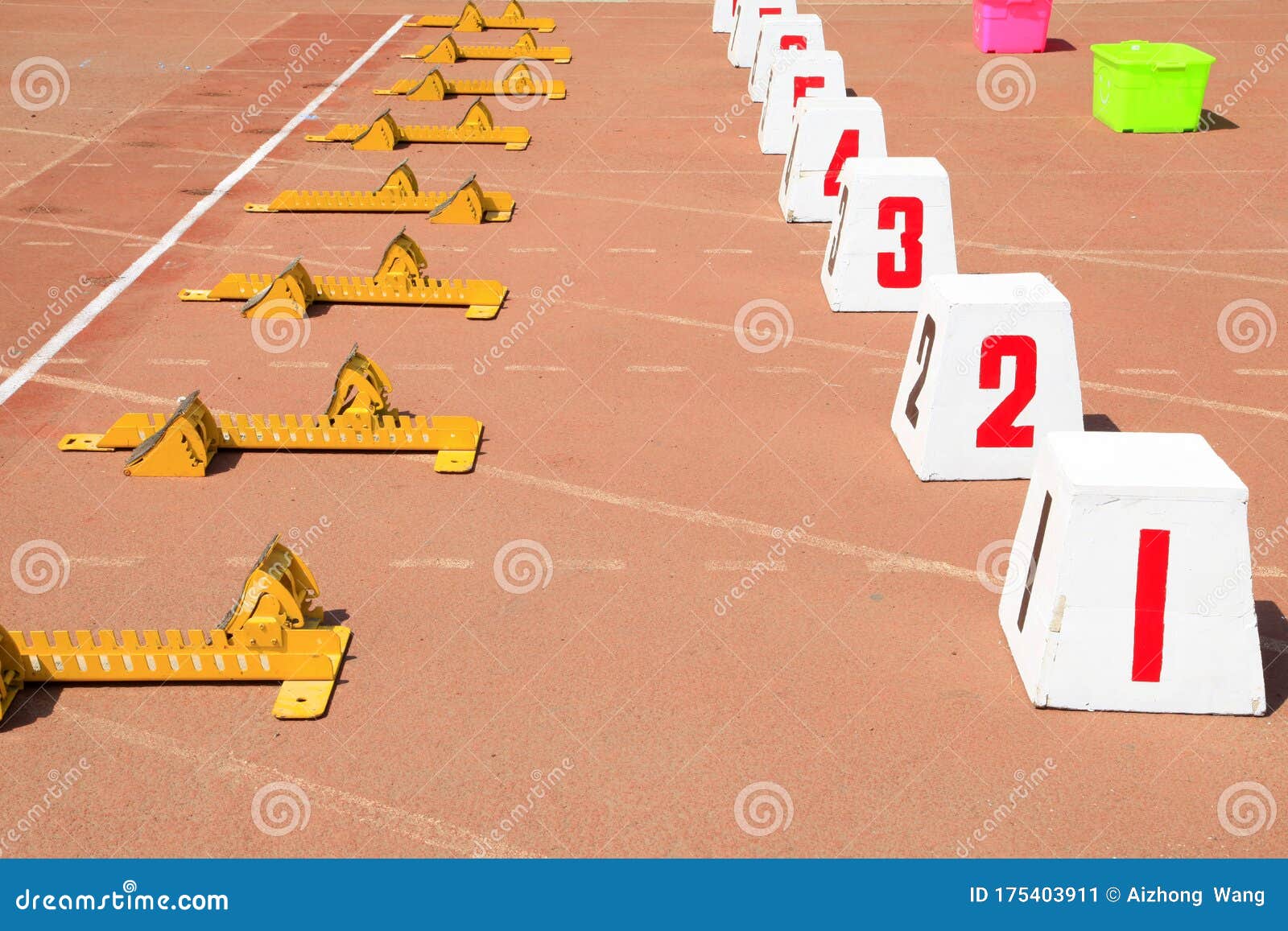 Starting block stock image. Image of event, ready, takeoff - 175403911