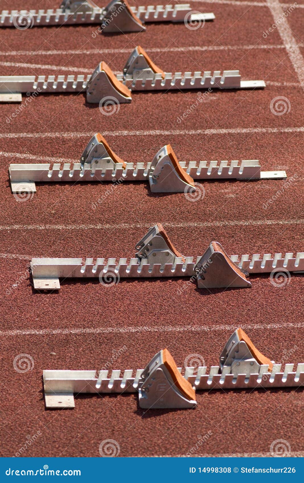 Starting blocks stock photo. Image of compete, sprint - 14998308