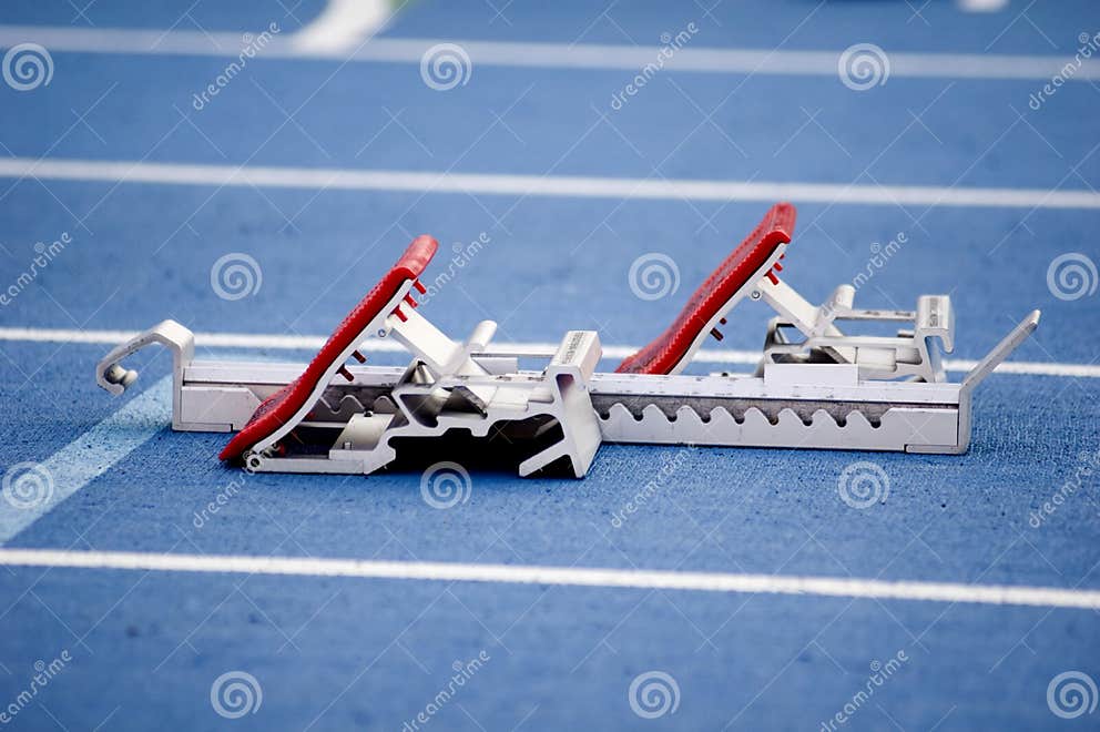 Starting blocks stock image. Image of starting, start - 2349479