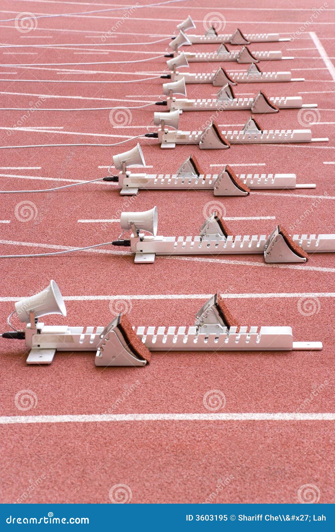 Starting Blocks stock image. Image of meters, participants - 3603195