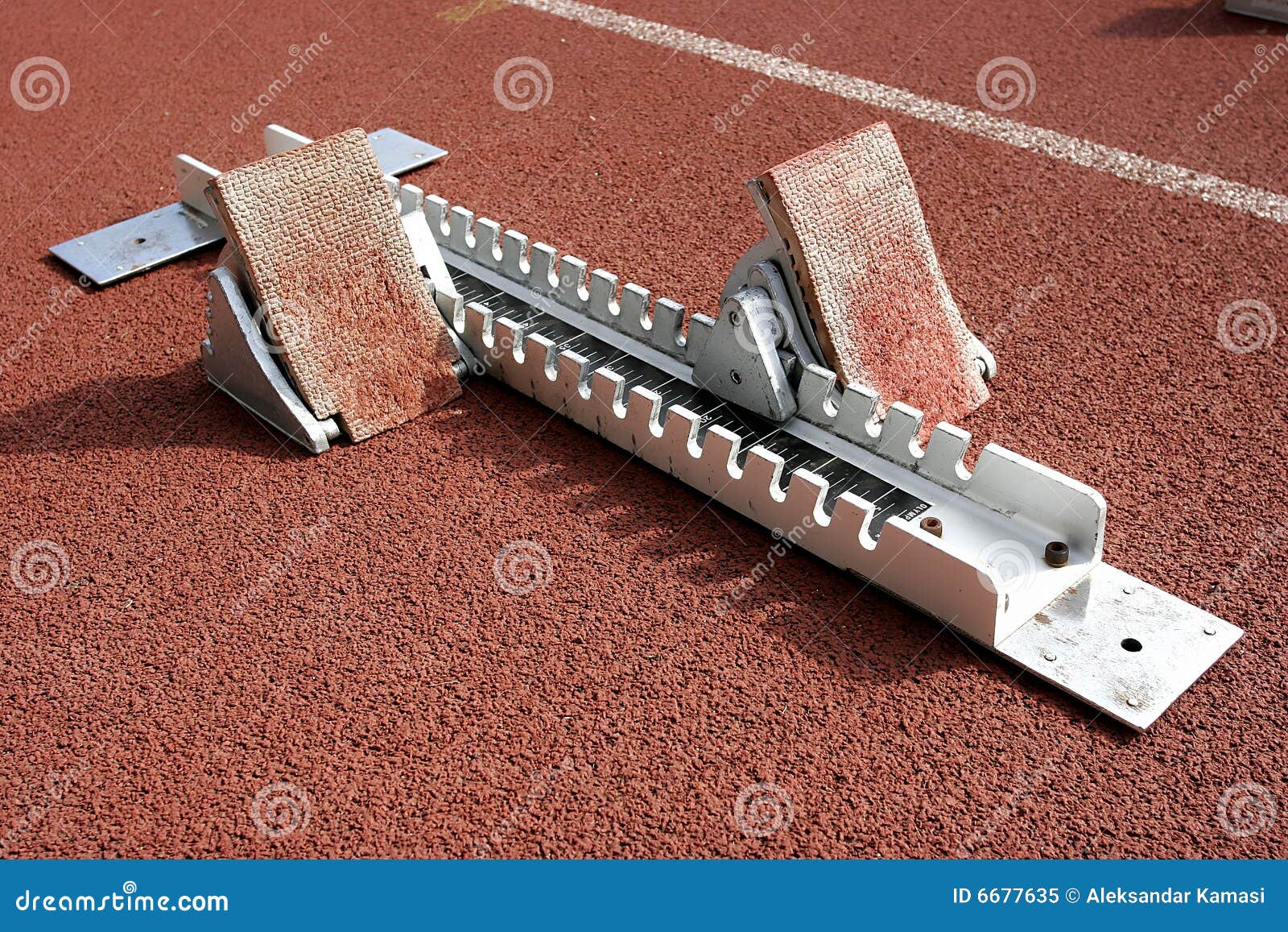 Starting blocks stock image. Image of race, athlete, blocks - 6677635