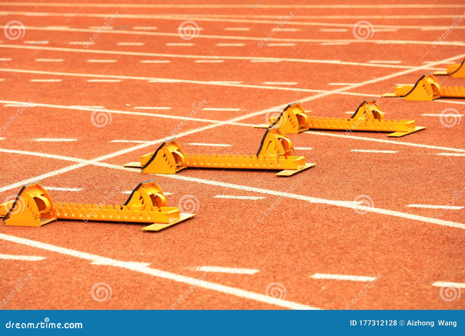 Starting blocks stock photo. Image of sport, track, athletic - 177312128