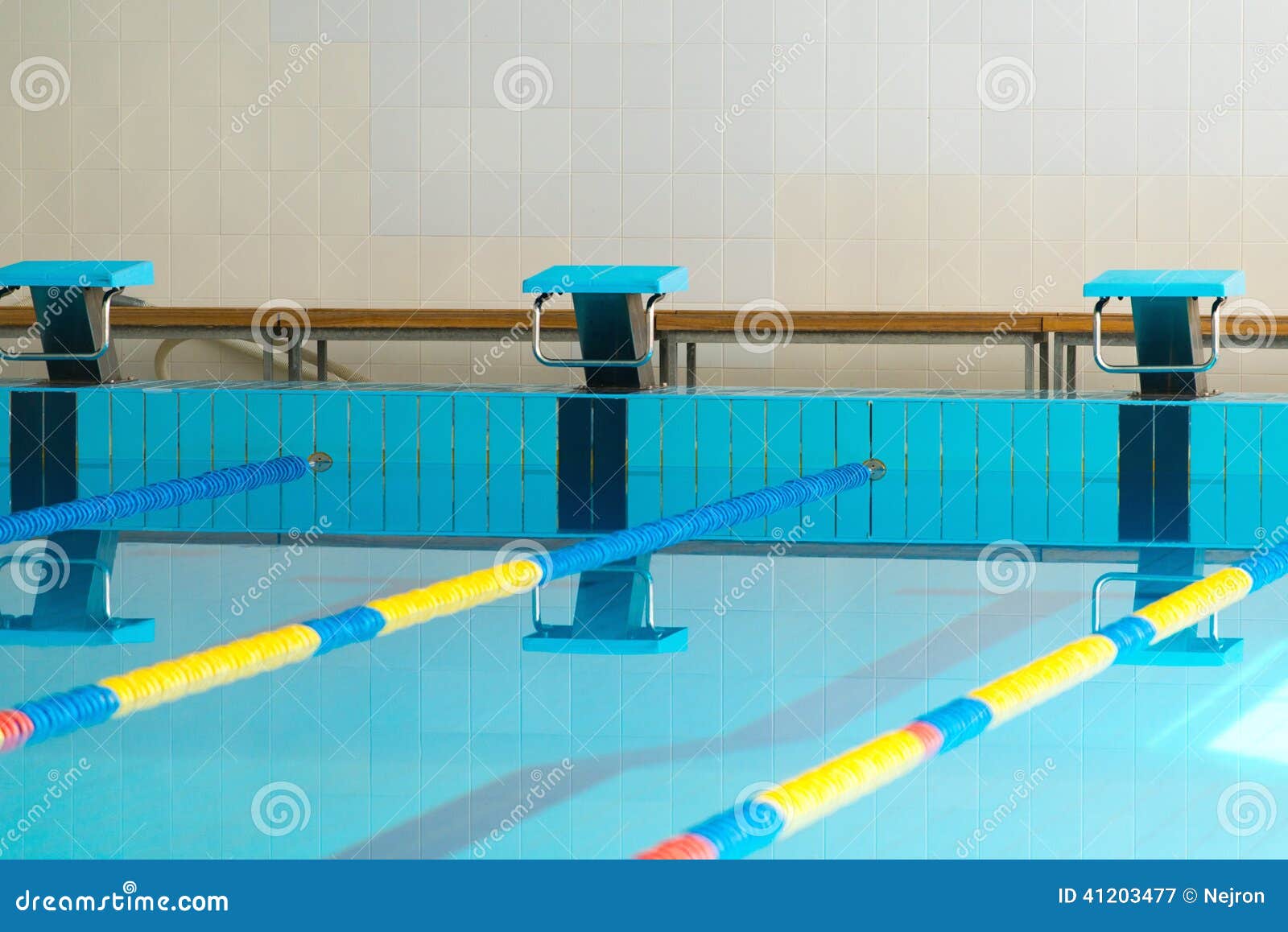 Starting Blocks in a Swimming Pool Stock Image - Image of freestyle ...