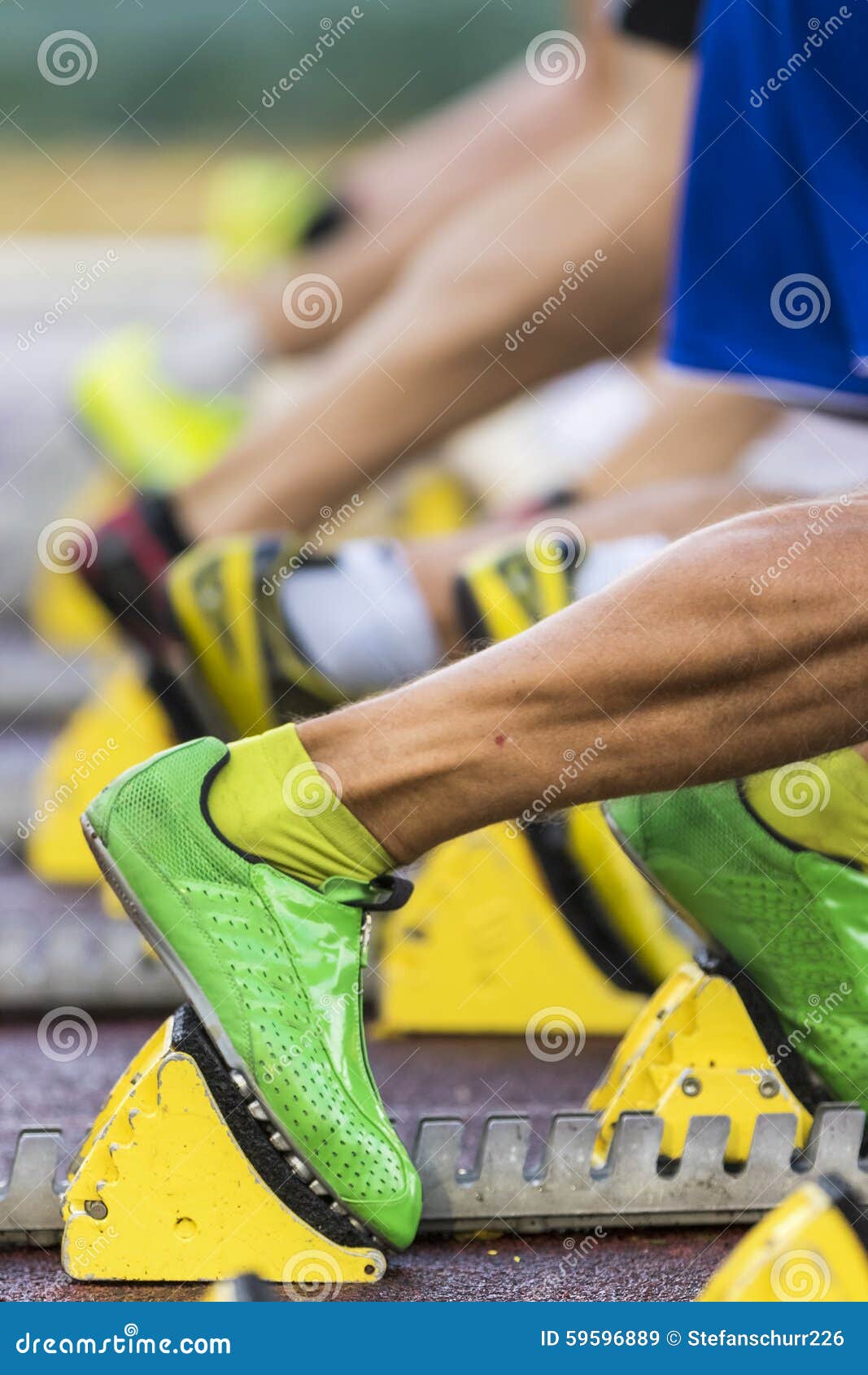 Starting blocks stock image. Image of line, sports, contest - 59596889