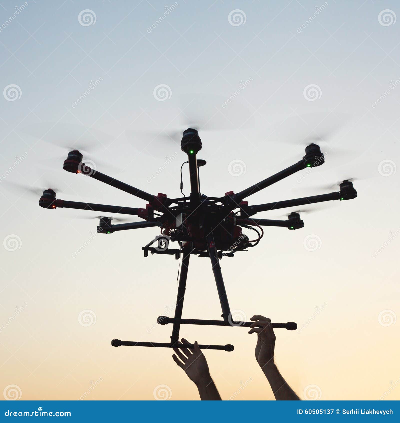 Starting copter stock image. Image of outdoor, professional - 60505137
