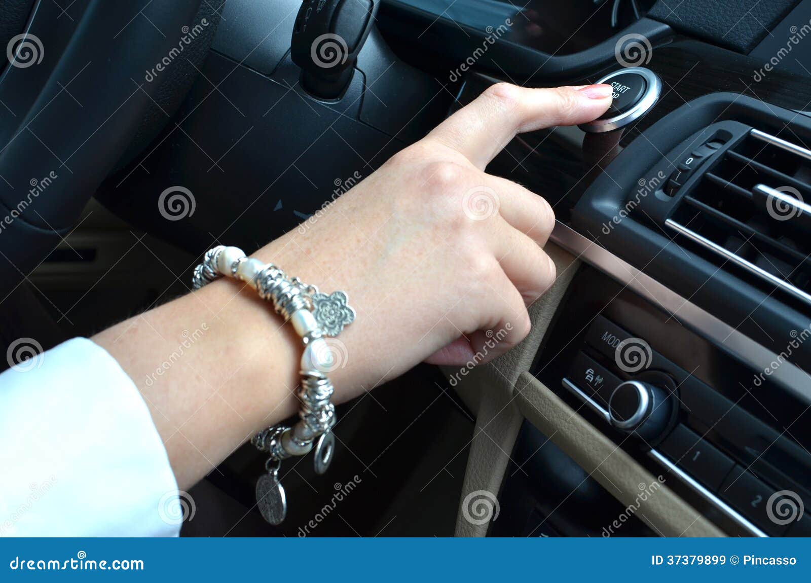 Starting the engine stock image. Image of automobile - 37379899