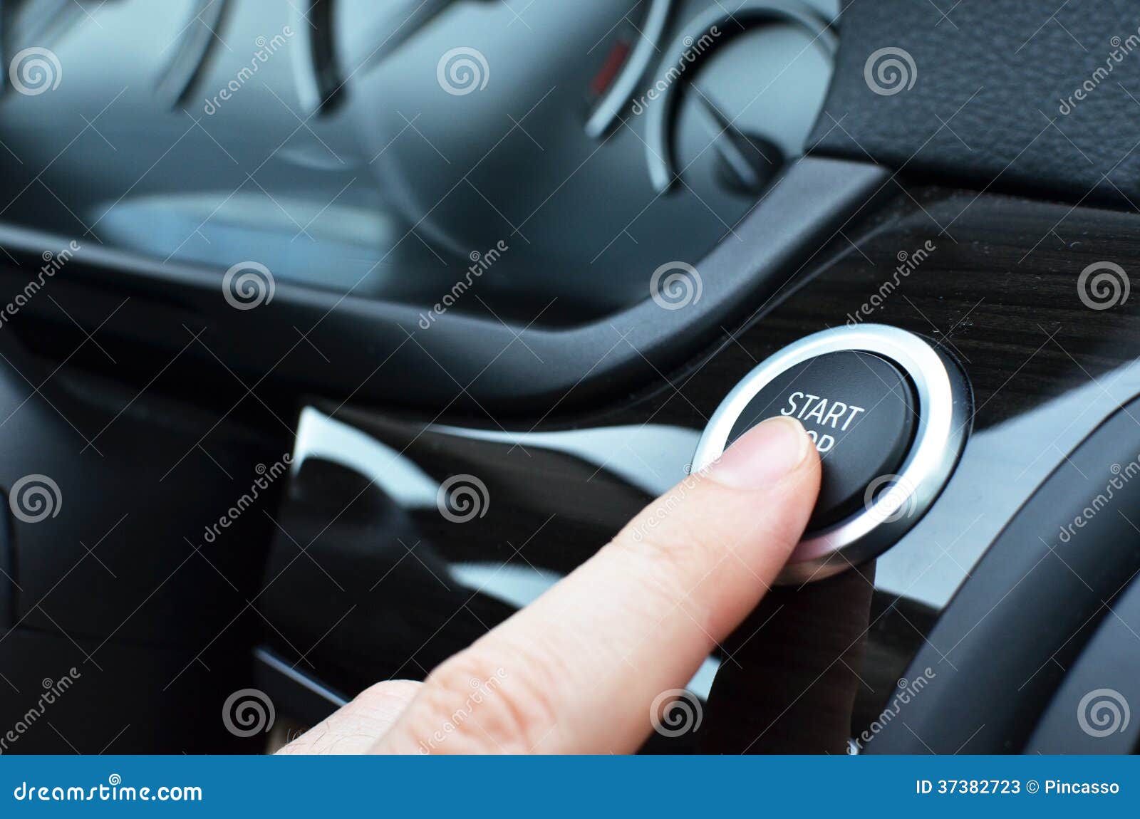 Starting the engine stock image. Image of instrument - 37382723