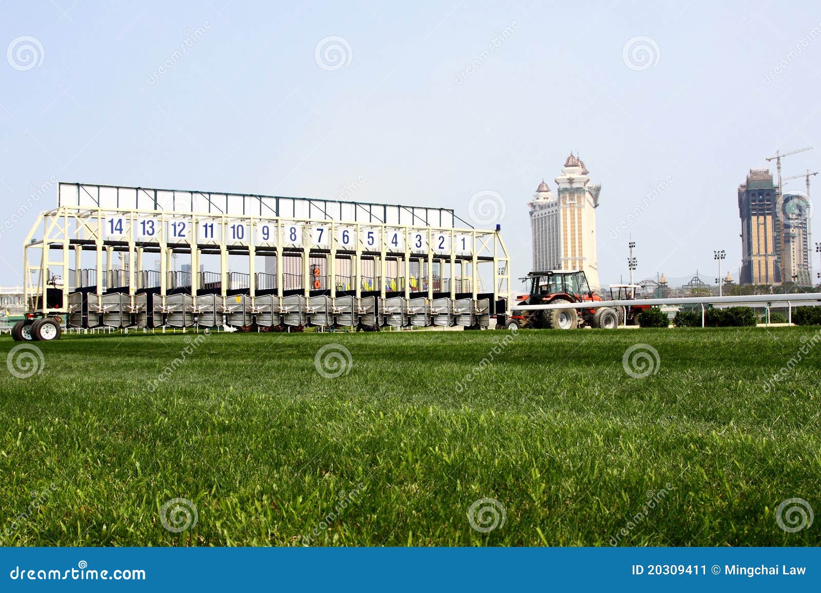 STARTING GATE stock image. Image of racetrack, racing - 20309411
