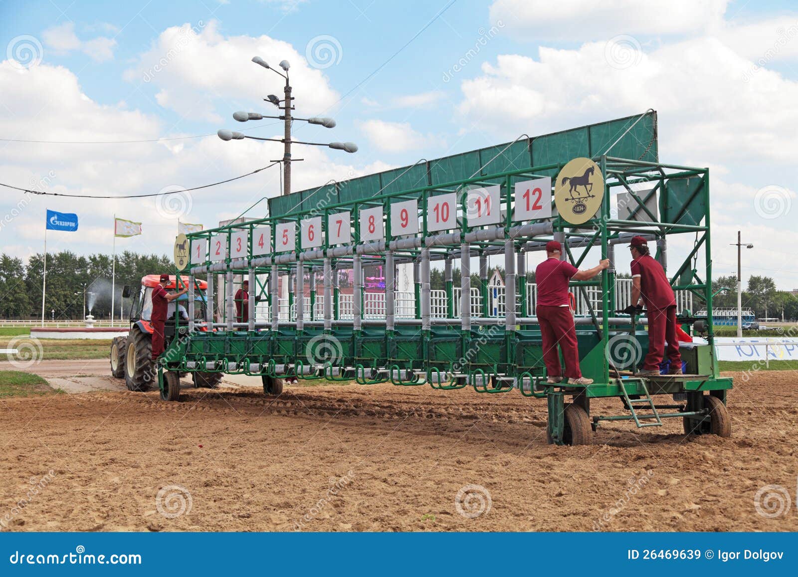 Starting gate editorial stock image. Image of people - 26469639