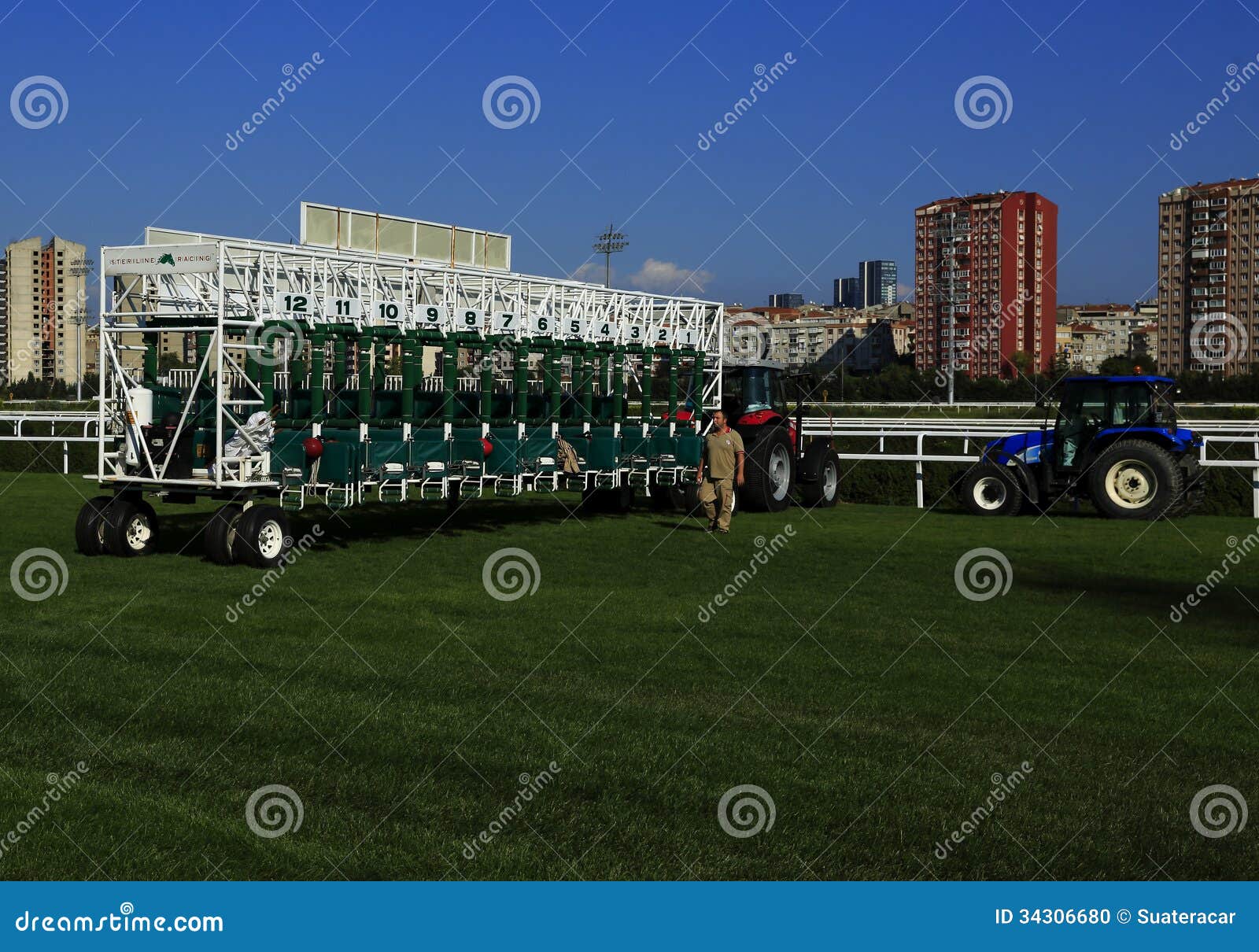 Starting gate editorial image. Image of competition, saddle - 34306680