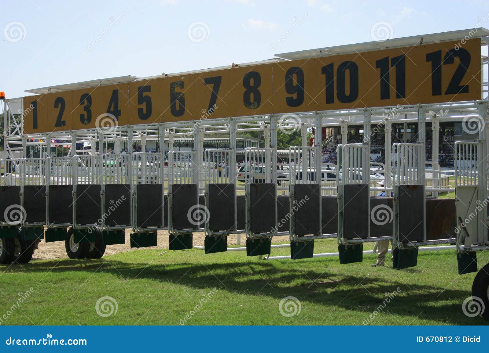 Starting gates stock photo. Image of starting, cash, sport - 670812
