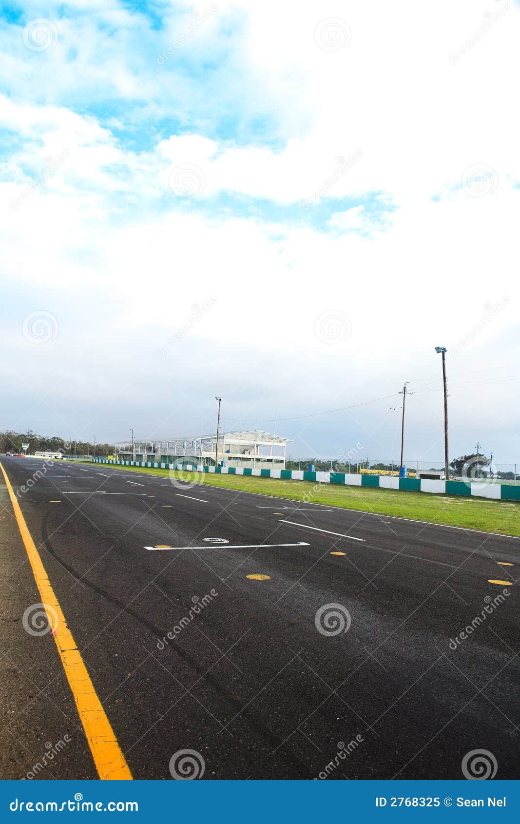Starting Grid for Racetrack Stock Image - Image of wall, starting: 2768325
