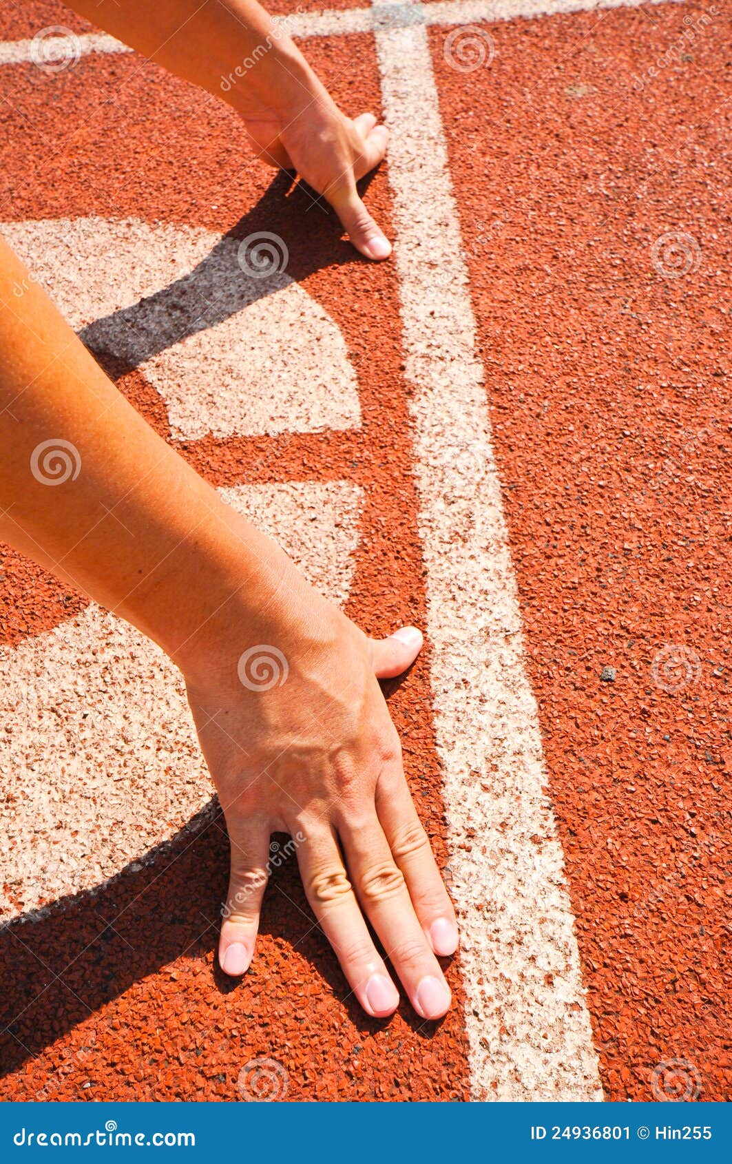 Starting line stock image. Image of hands, symbol, brand - 24936801