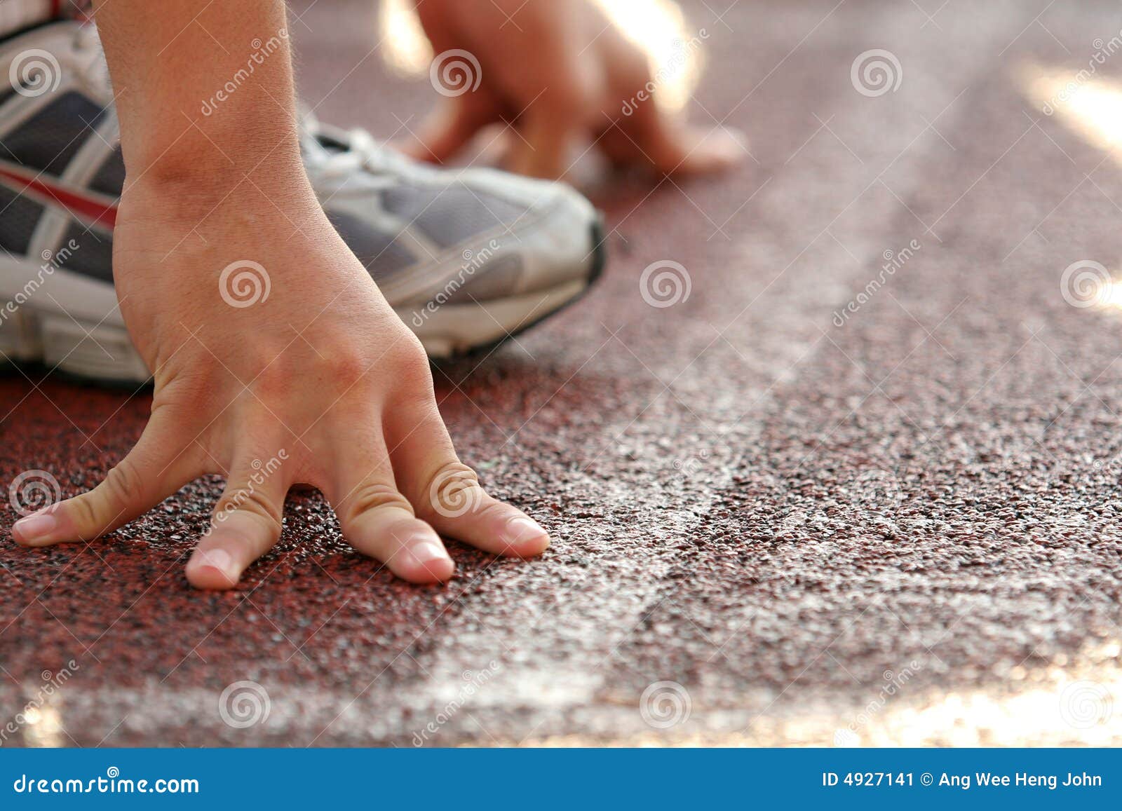 At the starting line stock image. Image of marks, sprinting - 4927141
