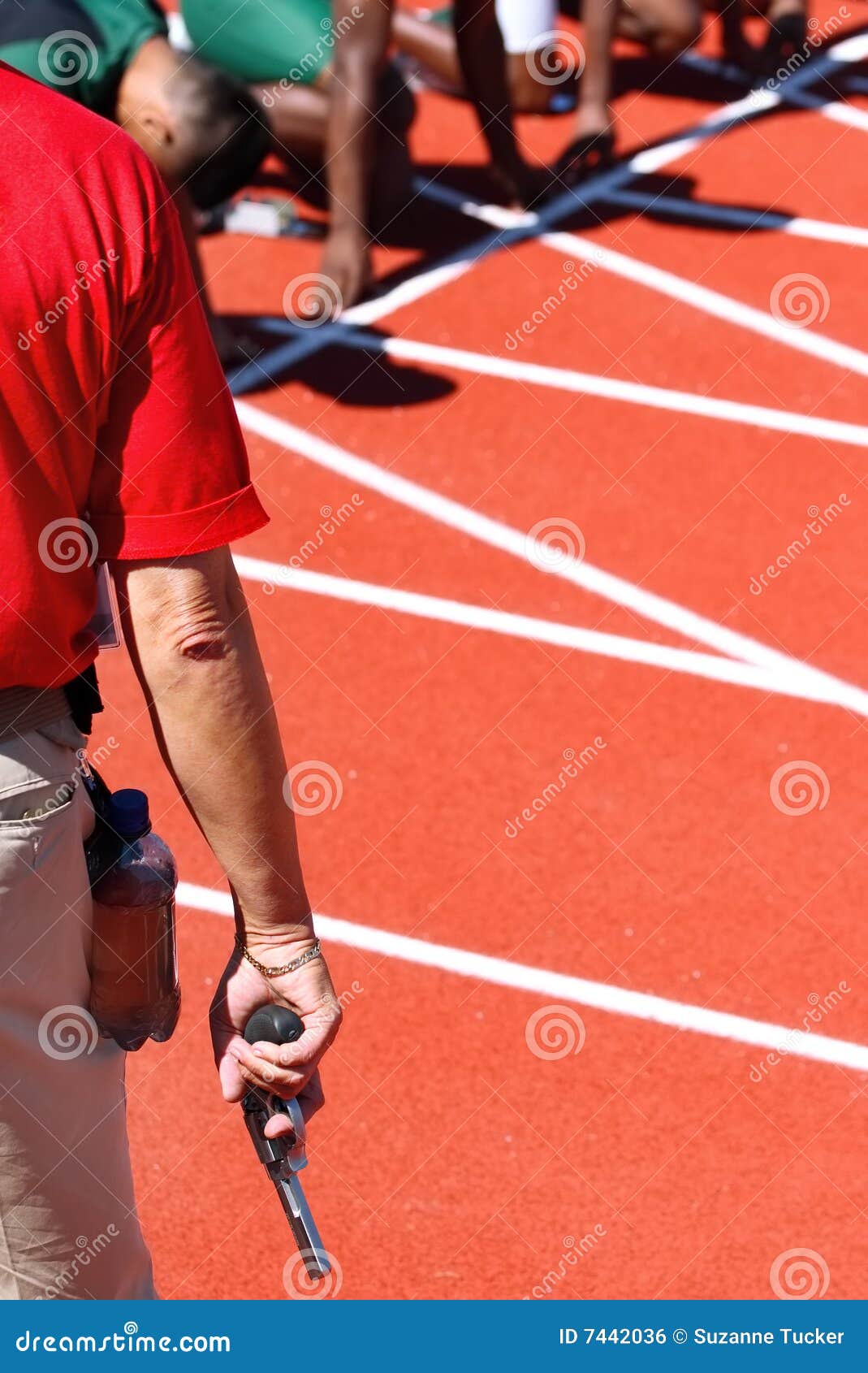 Starting line stock photo. Image of competition, hands - 7442036