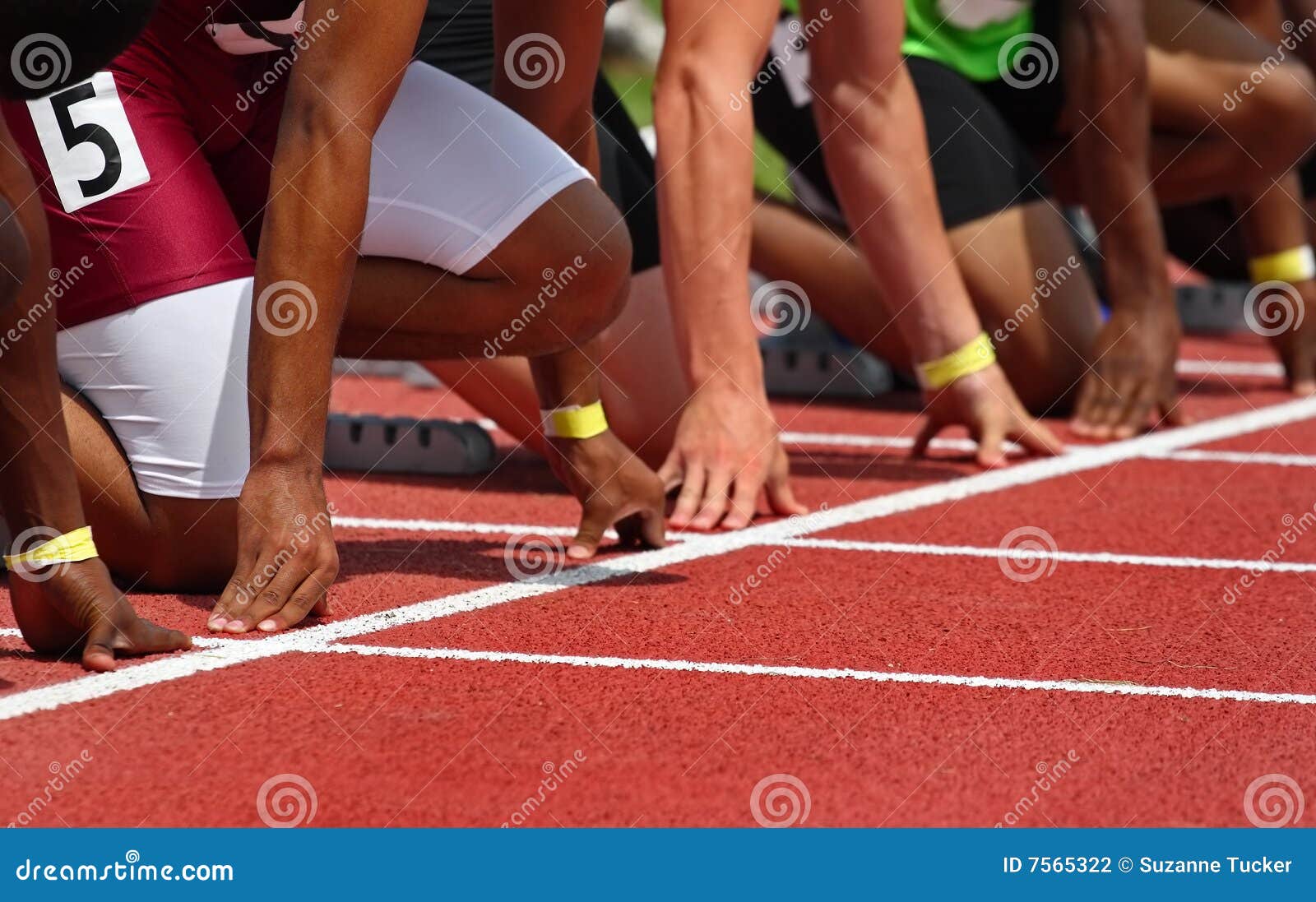 Starting line stock photo. Image of determination, athletics - 7565322