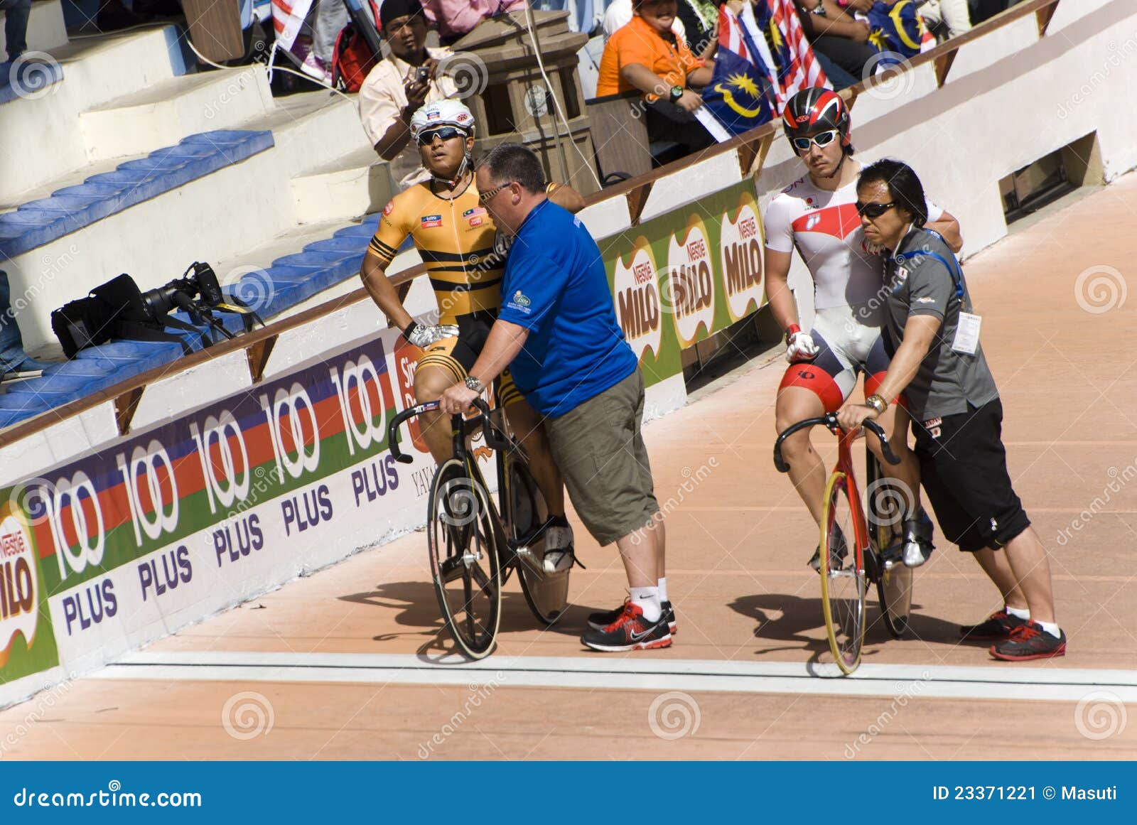 Starting Line at Asian Cycling Championships 2012 Editorial Photo ...