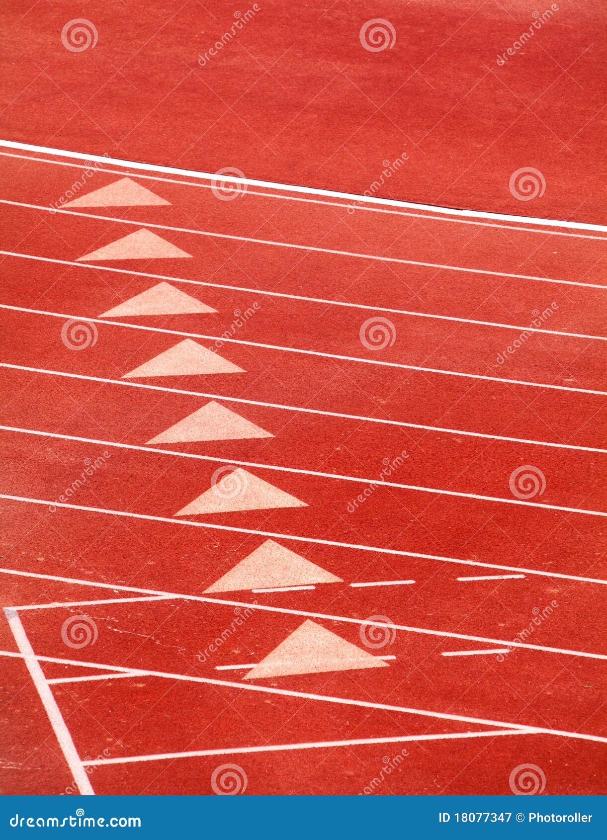 Starting Line on a Track stock image. Image of ground - 18077347