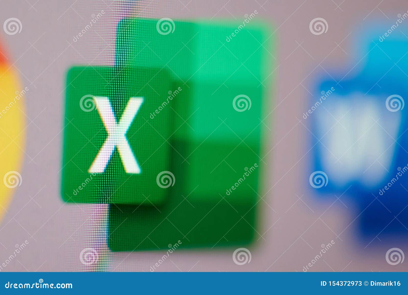 Starting Microsoft Excel Software on Computer Editorial Stock Photo ...