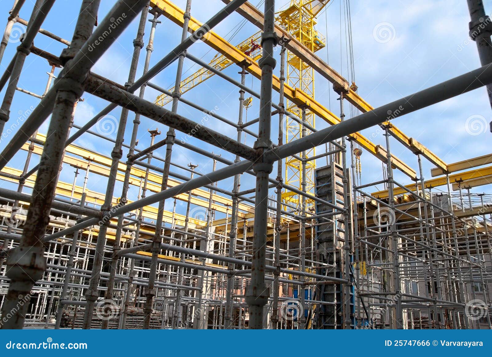 Starting of New Construction Stock Photo - Image of works, urban: 25747666