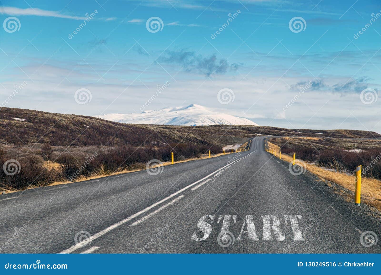 Start - Motivation stock photo. Image of icleand, road - 130249516