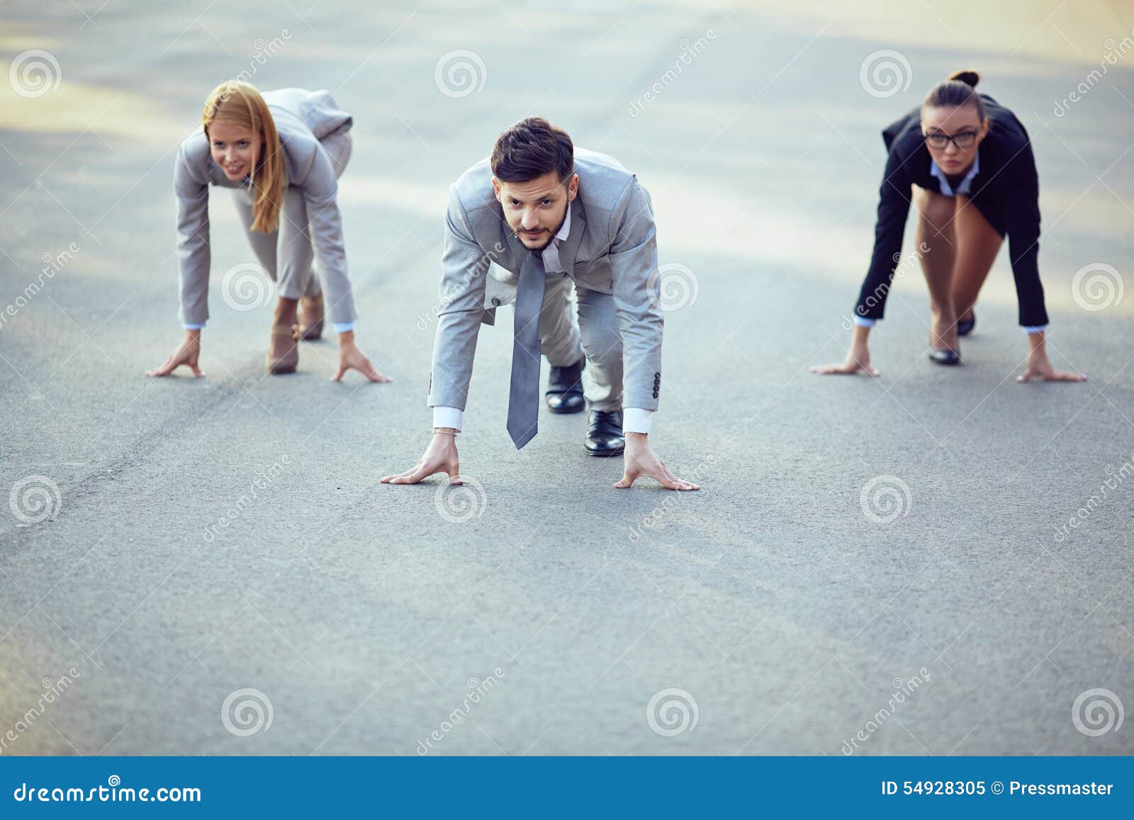 Starting race stock image. Image of adult, track, businessman - 54928305
