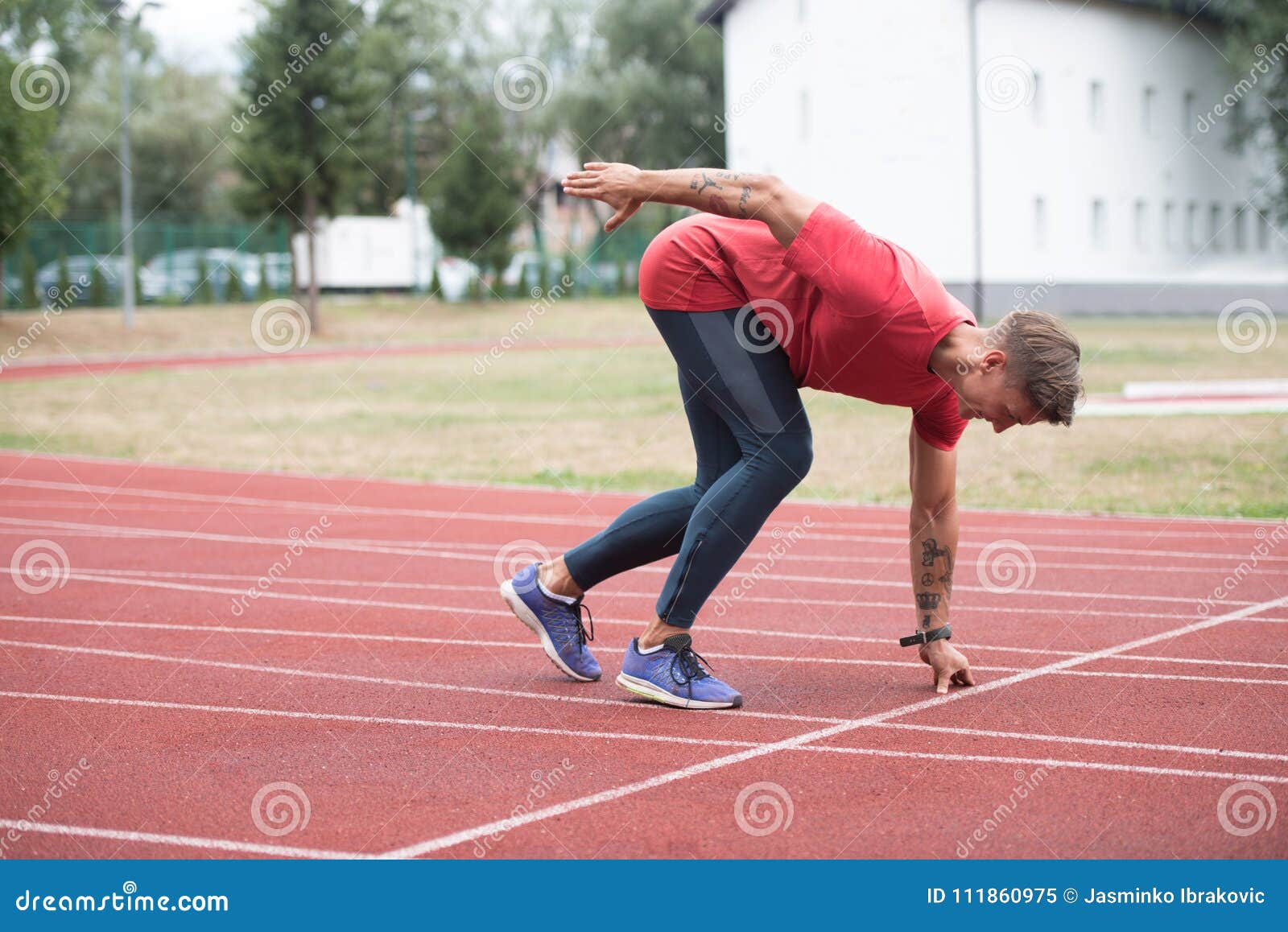 Starting Runner stock image. Image of relax, race, runner - 111860975