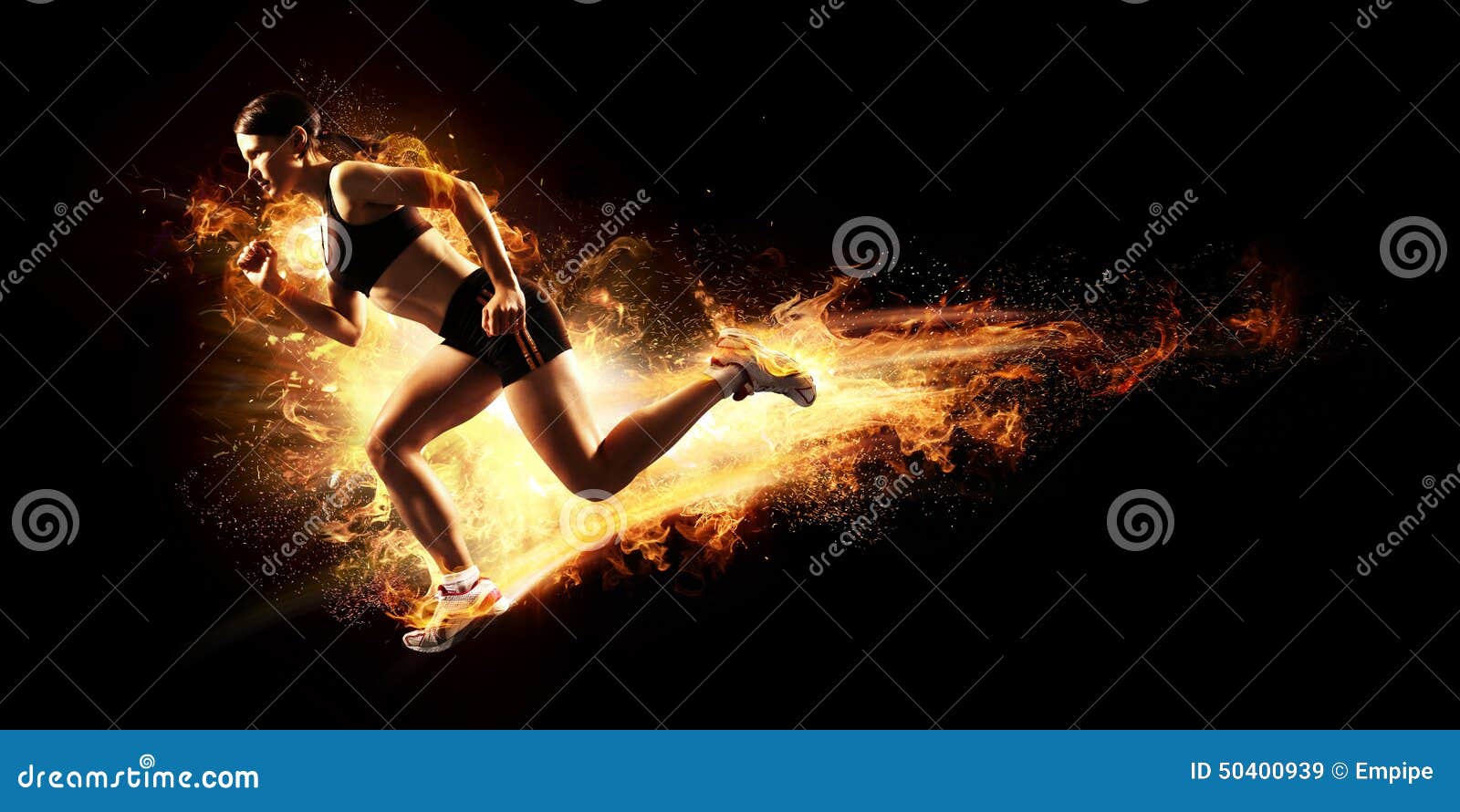 Starting runner stock illustration. Illustration of speed - 50400939