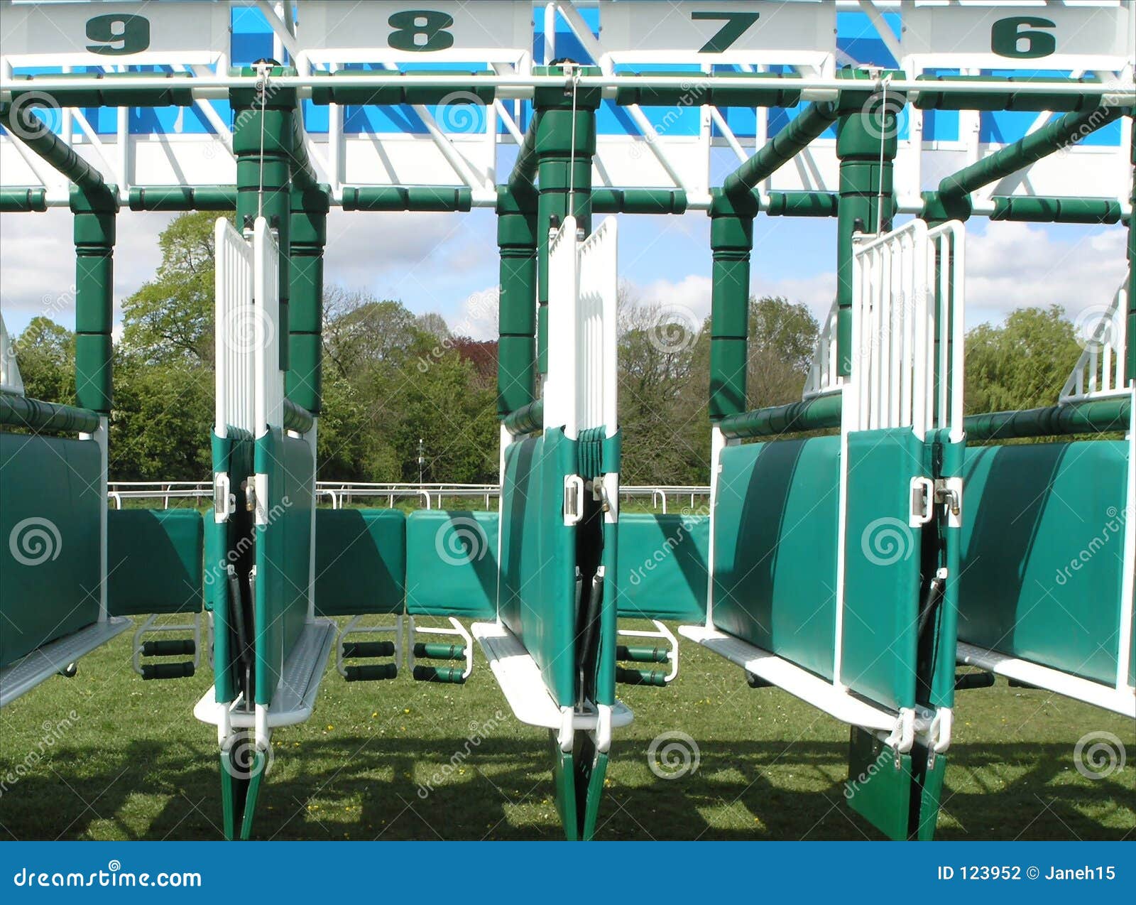 Starting Stalls Stock Photography - Image: 123952