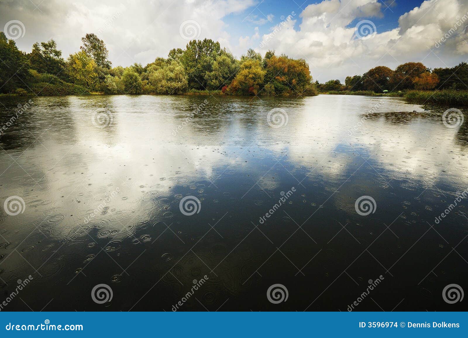 Starting to Rain stock photo. Image of drops, water, clouds - 3596974