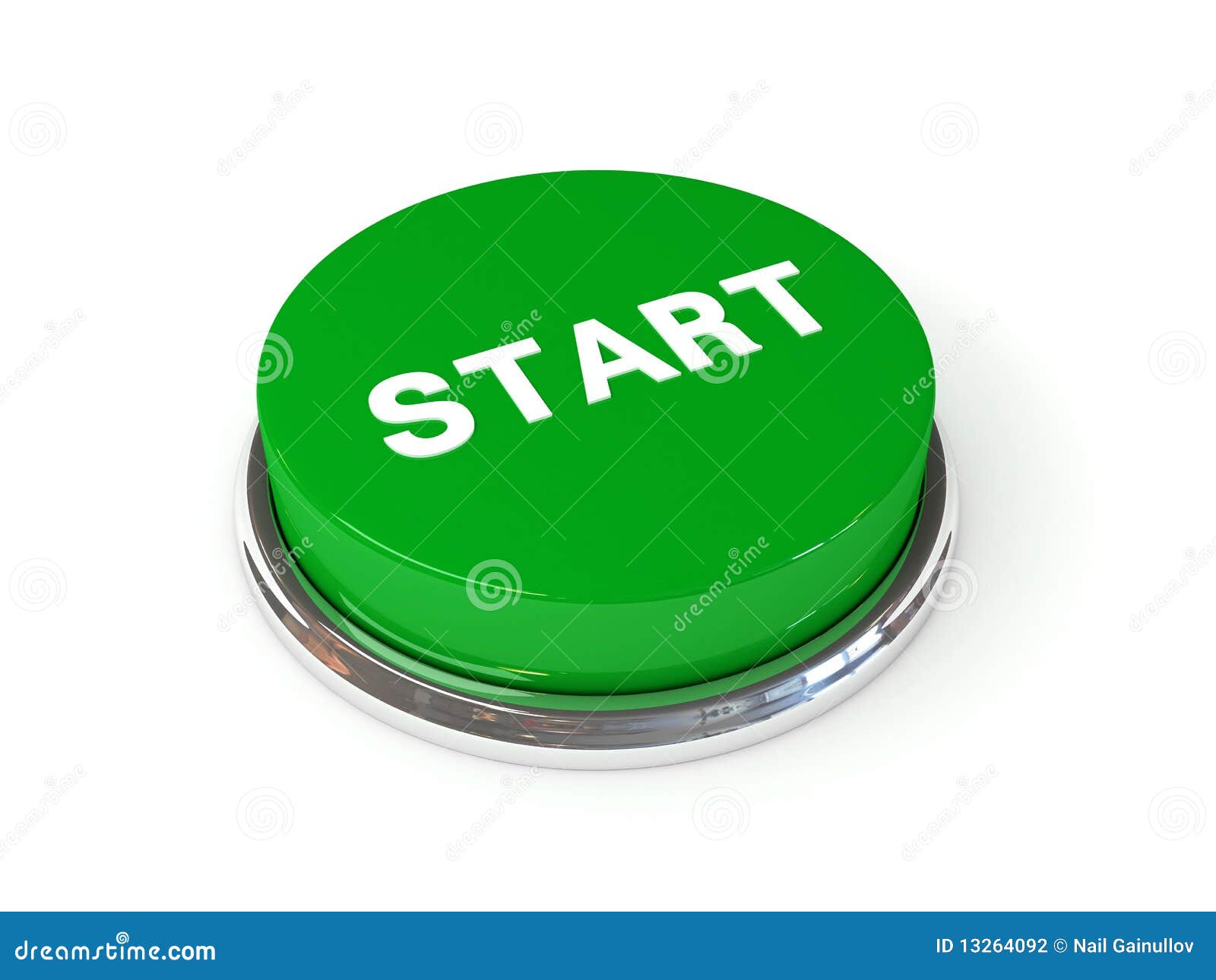 Startknopf stock abbildung. Illustration von einzeln - 13264092